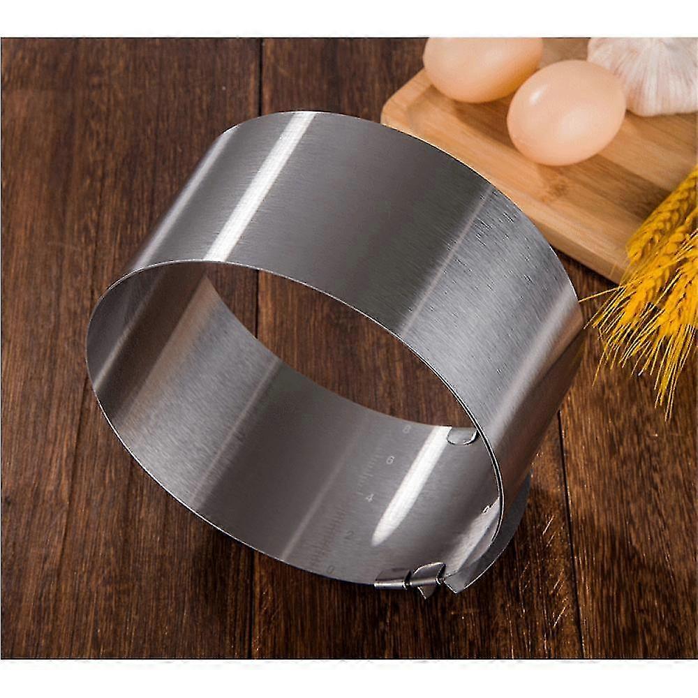 Adjustable Cake Ring, Extra Tall, 15cm, Heavy Duty Stainless Steel ...