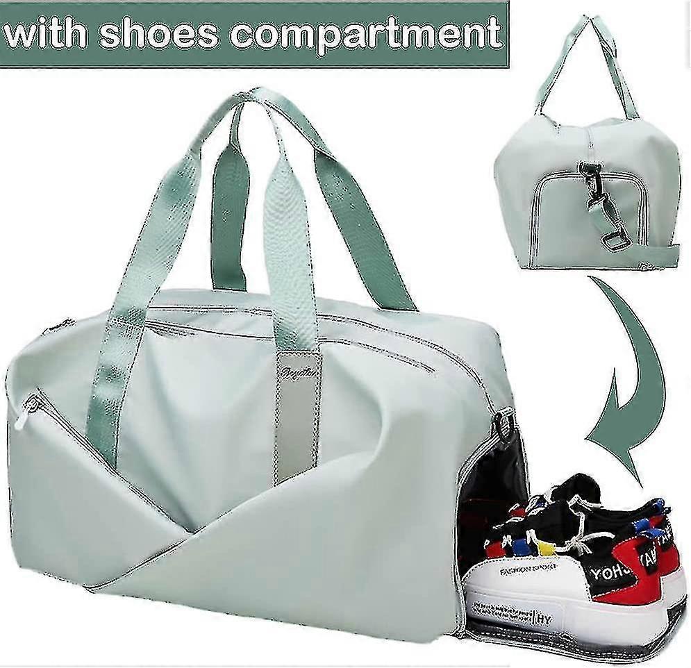 Gym Bag For Women Small Travel Bag With Shoe Compartment Duffle Bag For ...