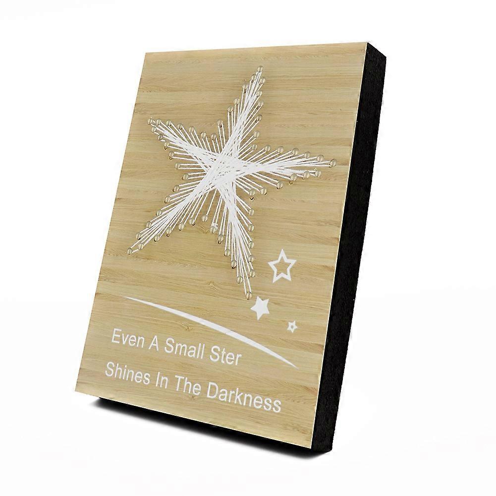 Star DIY Nail String Art Kit 3D Drawing Nails Winding Lines Painting ...