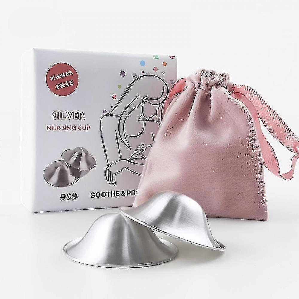 925 Pure Silver Nipple Shields, Silver Cups For Breastfeeding, Breast ...