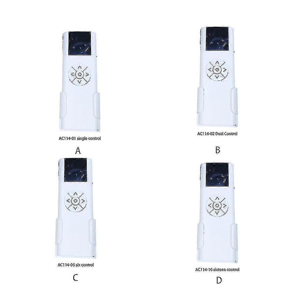 1/2/3/5 White Multi-Channel Remote Control Convenient And Compact ...