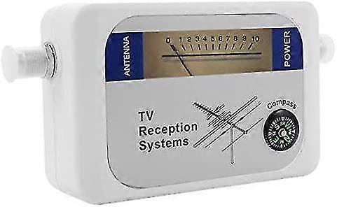 Digital Aerial Terrestrial Tv Antenna Signal Strength Meter White1pcs ...