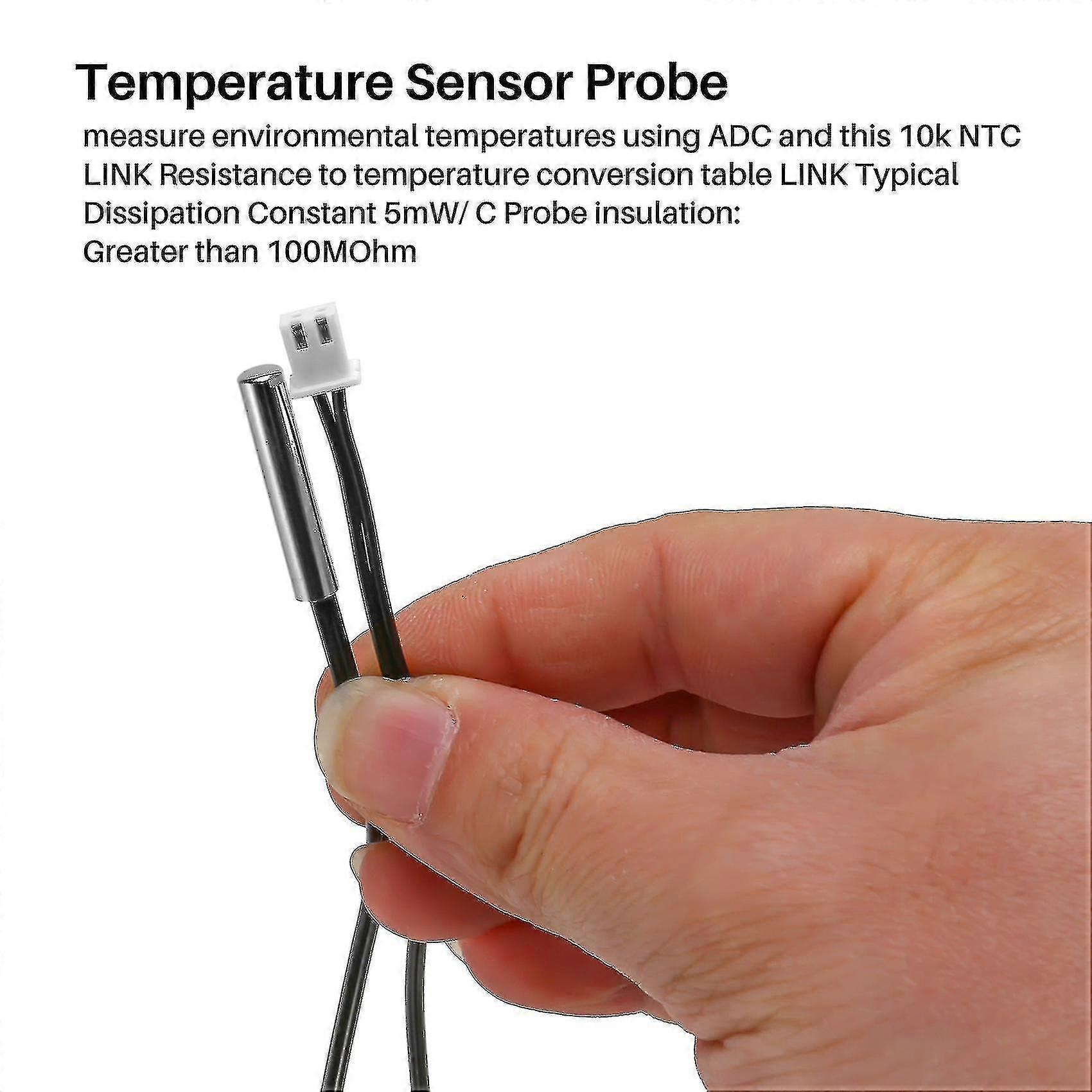 Ntc 10k Ohm Waterproof Digital Thermal Temperature Sensor Probe 1m ...