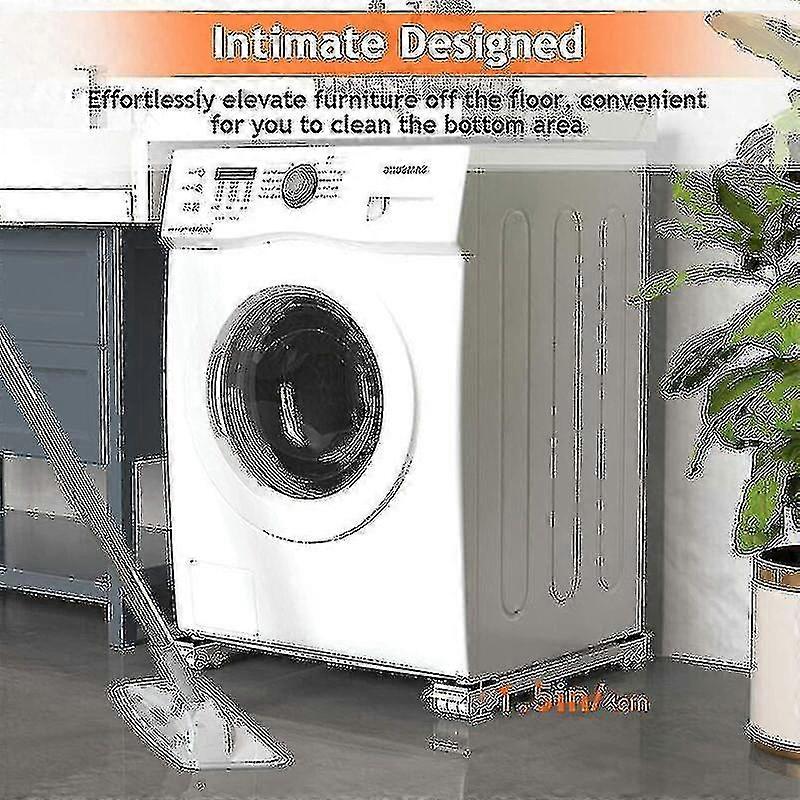 Set Of 2 Washing Machine Transport Castors Under Chassis For Washing ...