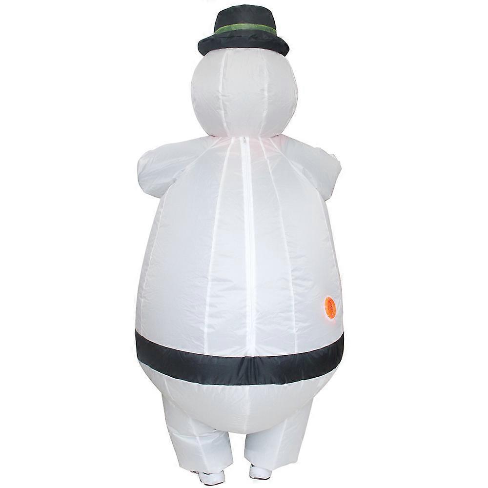 Adult Blow Up Outfit Snowman Inflatable Suit Yeti Inflatable Costumes ...