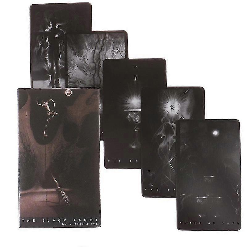 The Black Tarot Card Prophecy Divination Deck Family Party Board Game ...