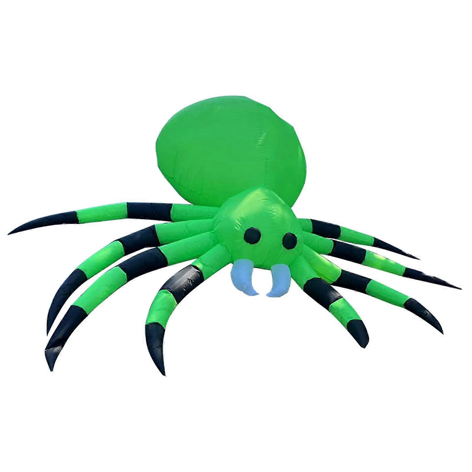 Halloween Inflatable Spin, 8ft Inflatable Spider Outdoor Halloween ...