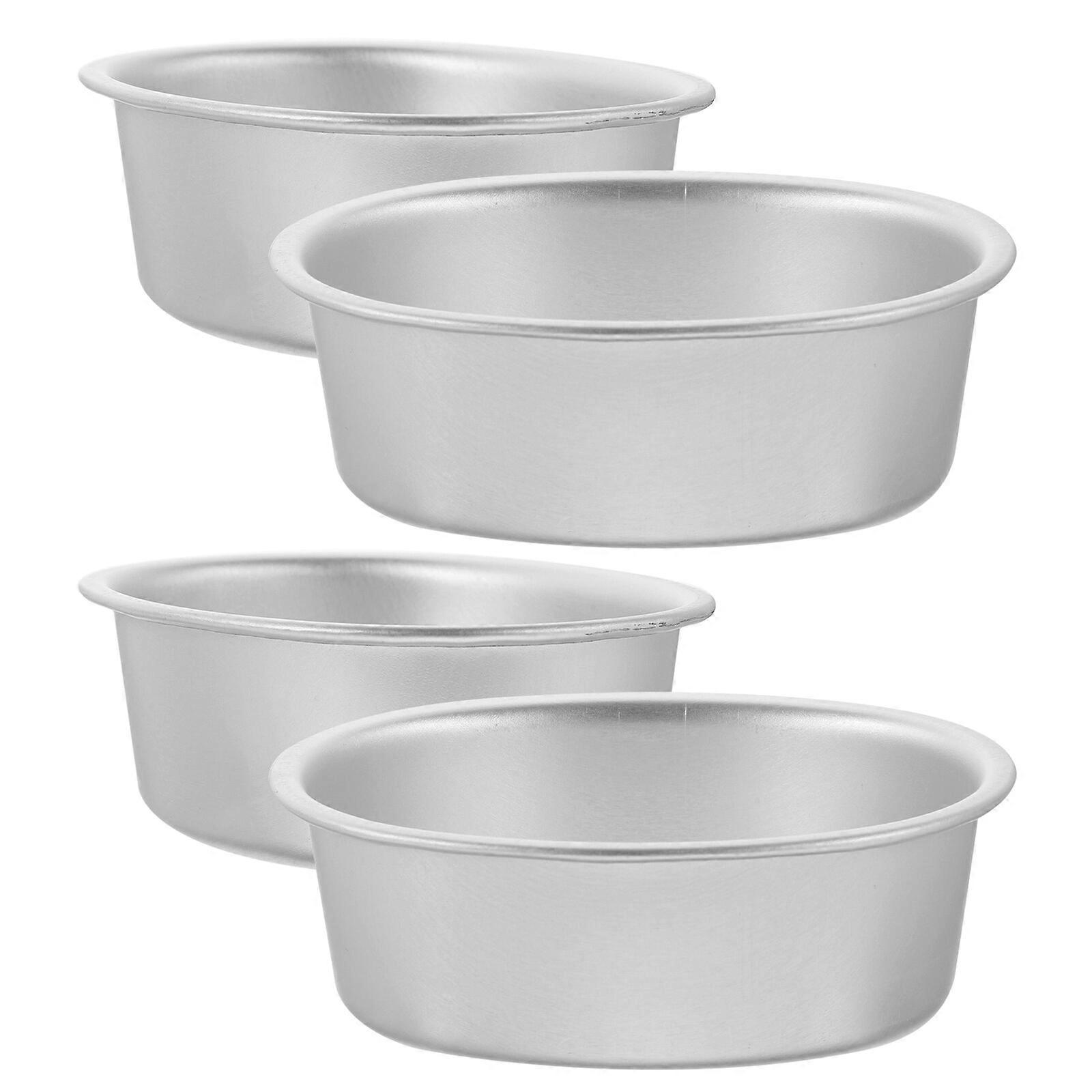 4pcs Cake Pan Nonstick oval Cake Pans Aluminum Alloy Cake Baking Pans Cake Baking Mold | Fruugo UK