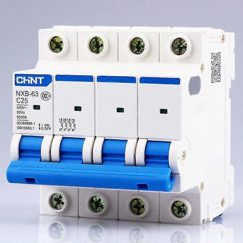 CHNT CHINT NXB-63 4P AC 230/400V Miniature Circuit Breaker C 6 10 16 20 25 32 40 63A Overload ...
