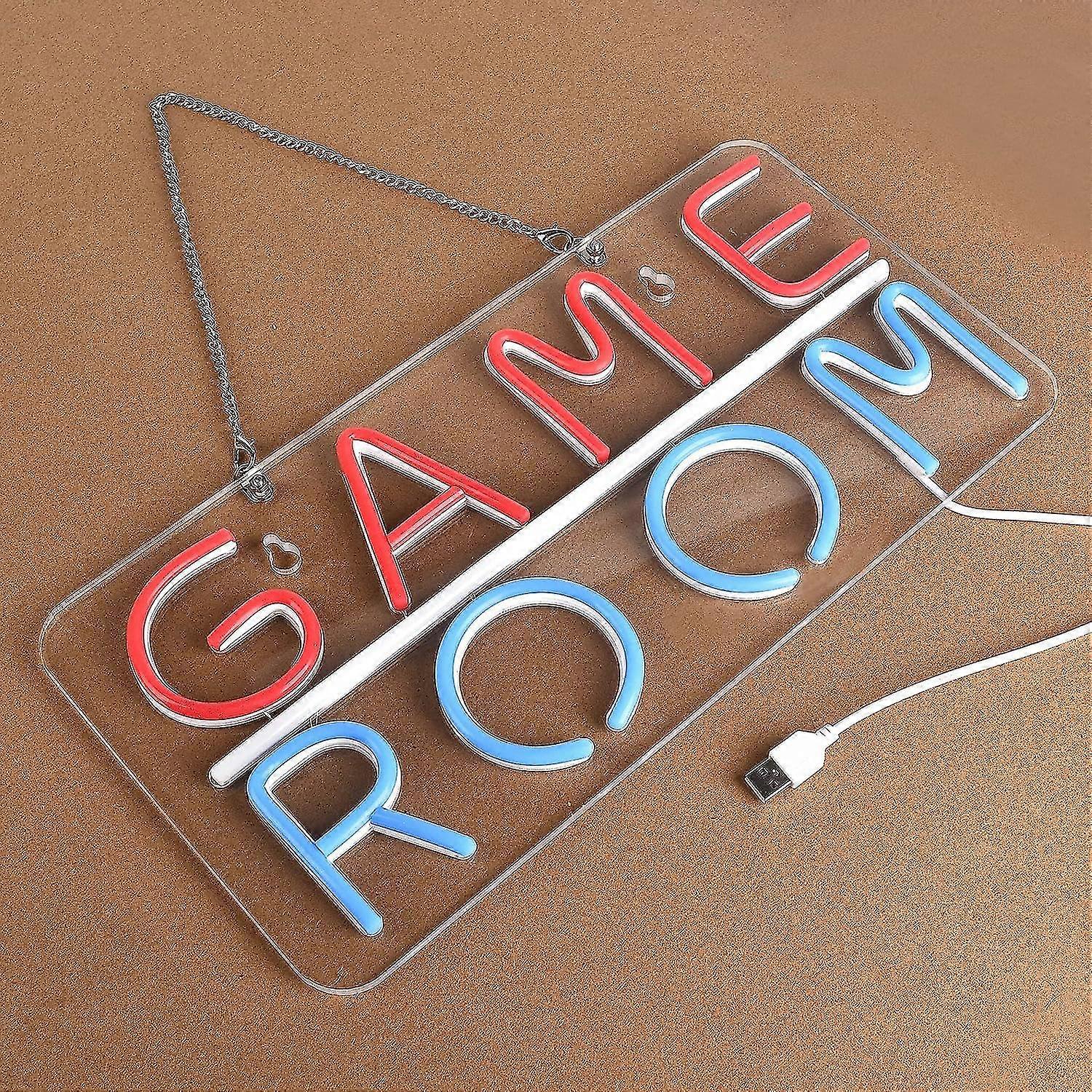 Game Room Neon Sign Led Dimmable Game Zone Room Beer Bar Man Cave ...