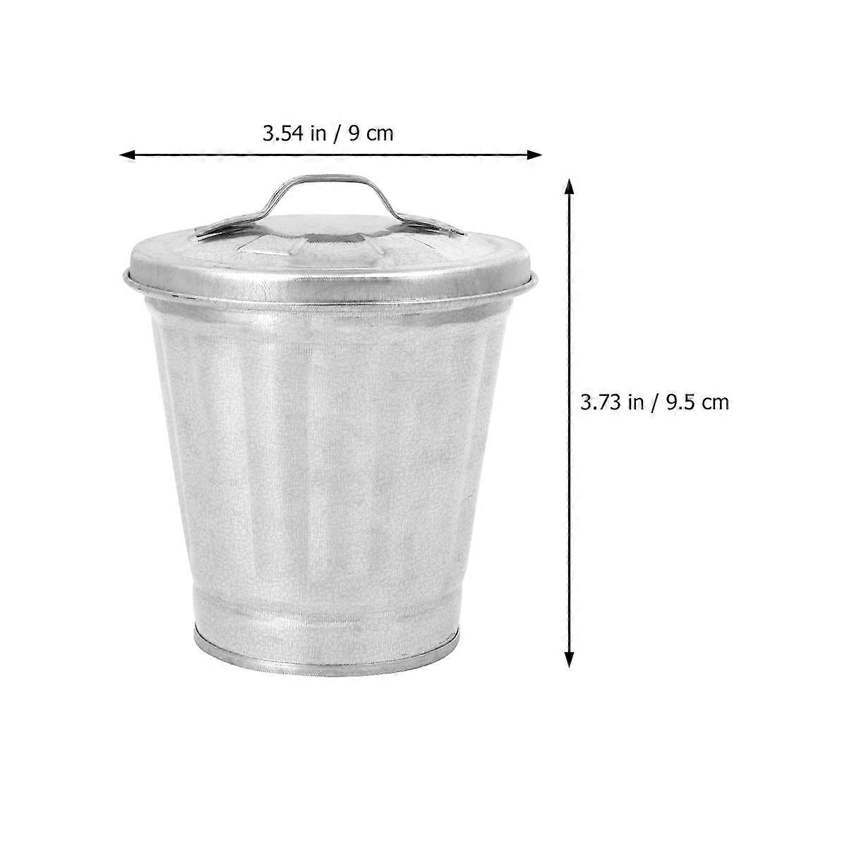2 Pcs Car Mini Trash Can Small Table Top Trash Can Coffee Table Trash ...