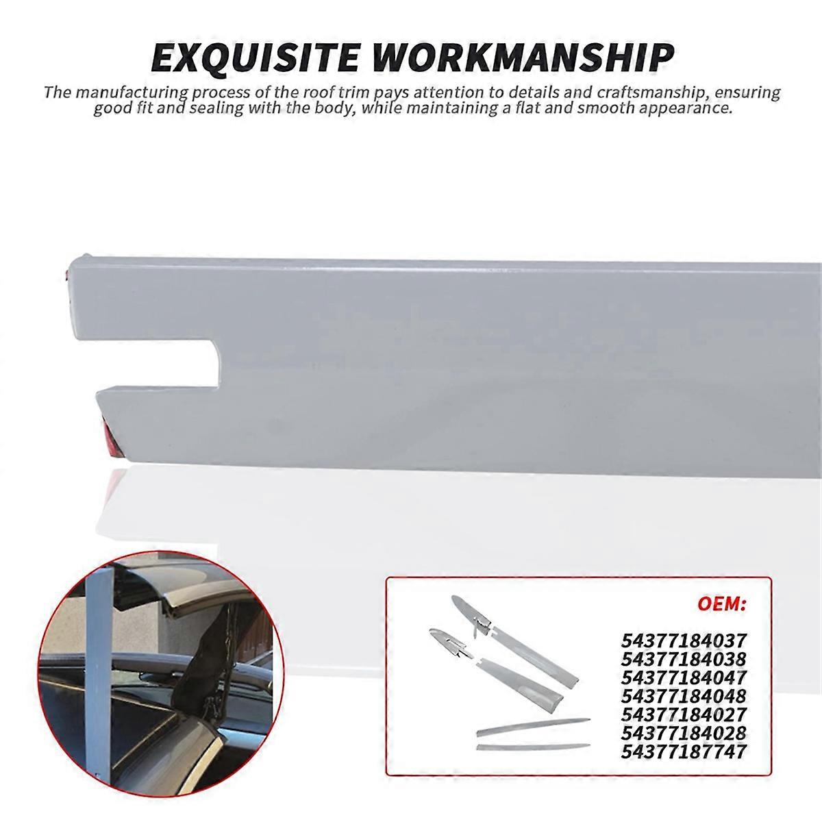 6 Piece Set Convertible Sunroof Roof Top Hinge Cover for E93 335i M3 ...