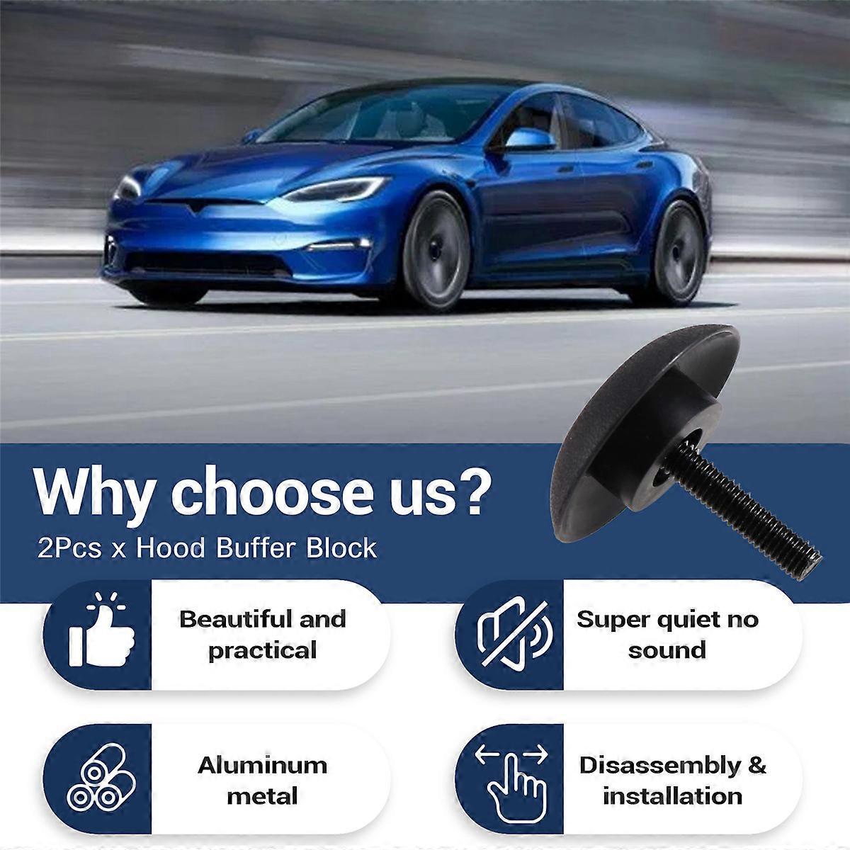 Car Hood Buffer Block Hood Buffer Accessories 101260200E for Model S ...