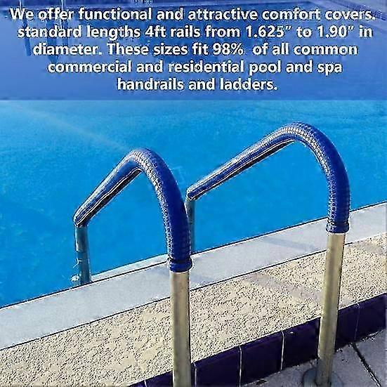Pool Handrail Cover Slip Resistant Swimming Pool Hand Rail Guards ...