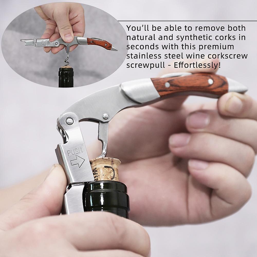 Wine Opener, Professional Waiters Corkscrew, Bottle Opener And Foil ...