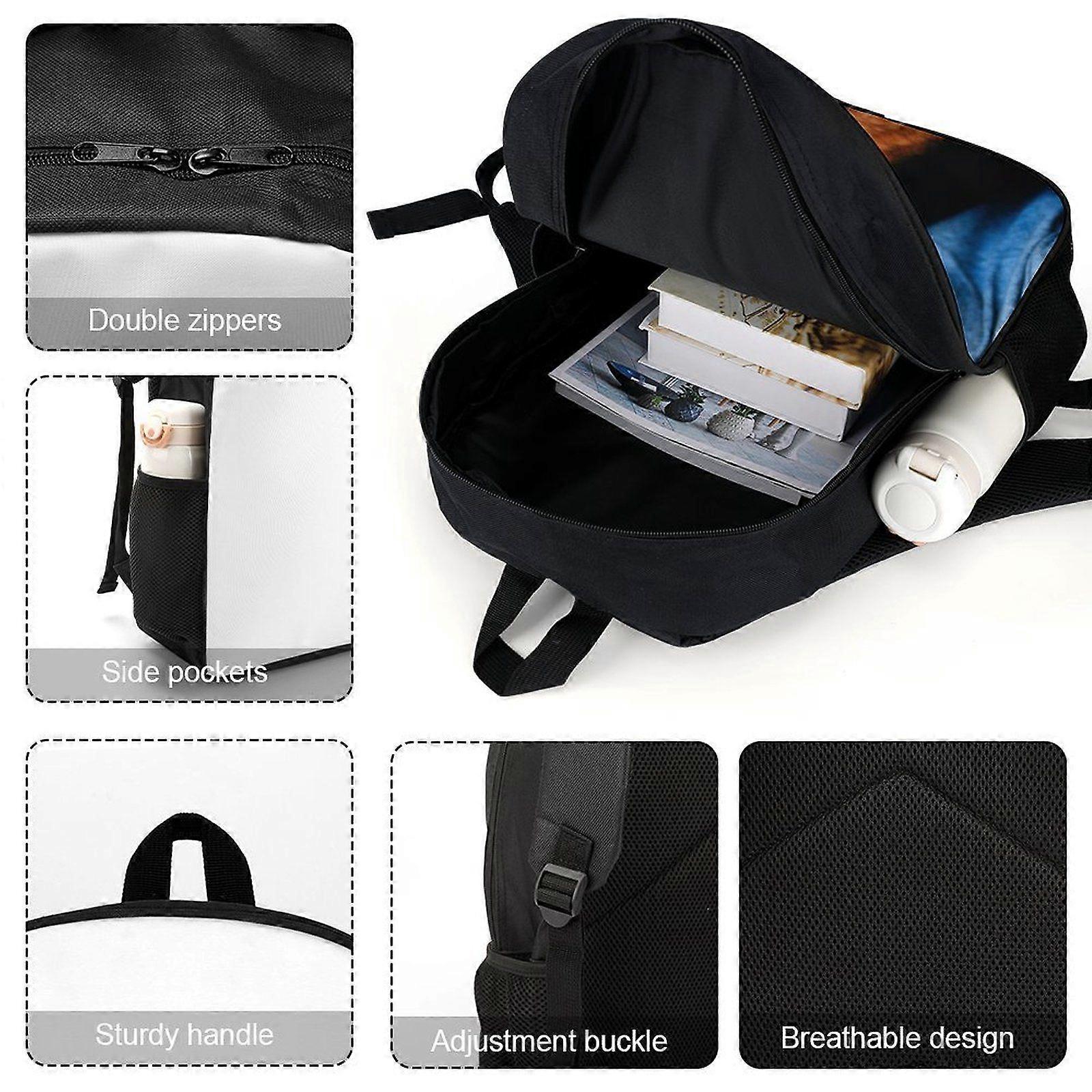 Nichola cage Backpack for Students, Lightweight and Durable Rucksack ...