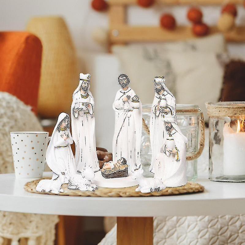 Nativity Sets For Christmas Indoor Delicate Nativity Scene Figurines ...