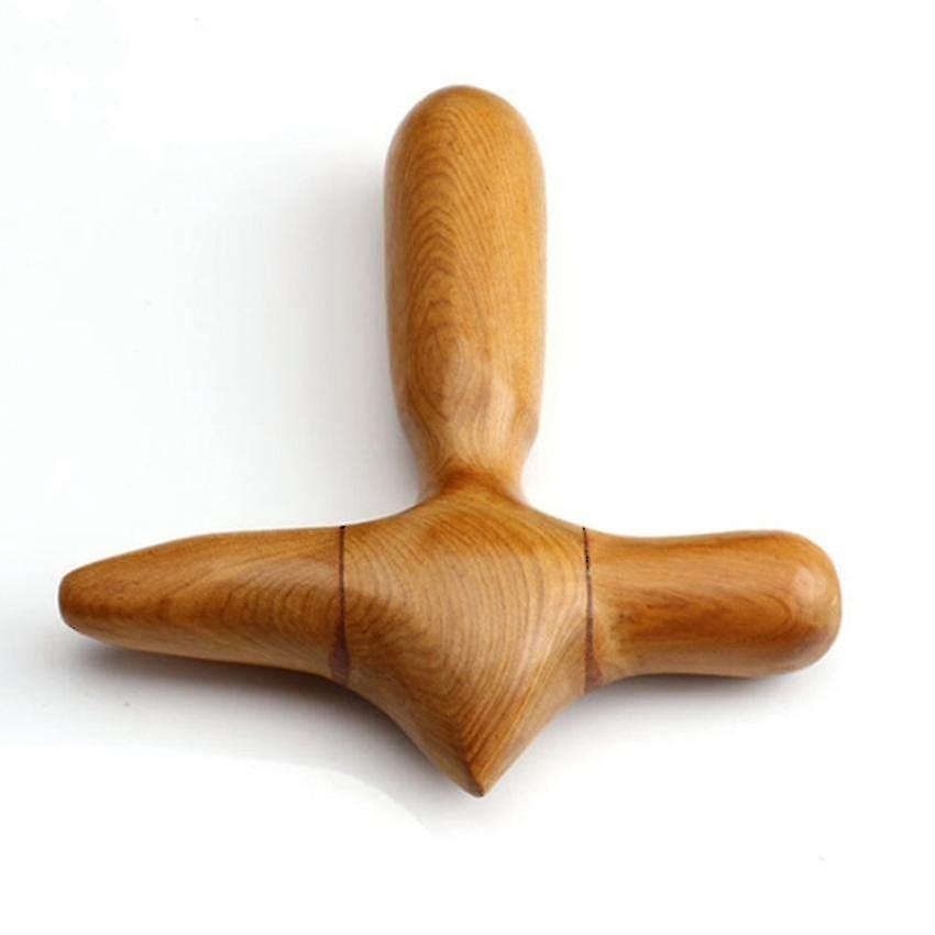 Foot Massage Wooden Stick Tool On Hand, Foot And Face Full Body Massage ...