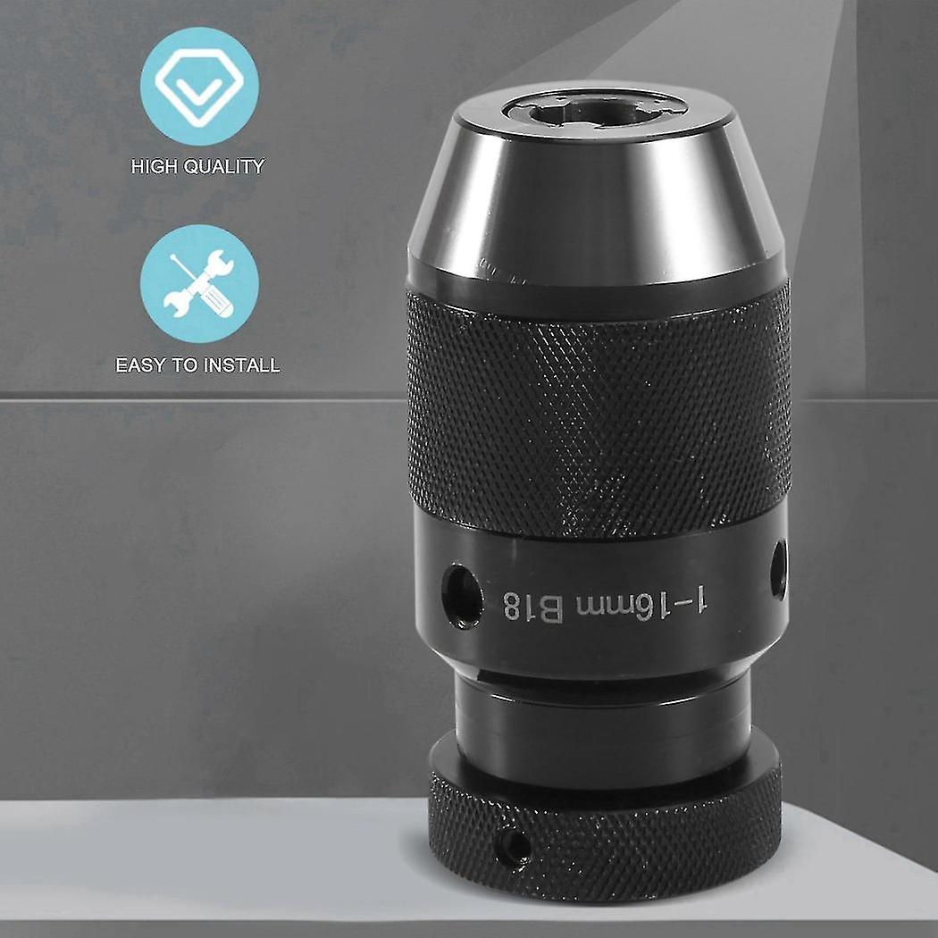 Keyless Drill Chuck 0.2-16mm B18 + Mt3 M12 Din228a Morse Taper Arbor-dt ...