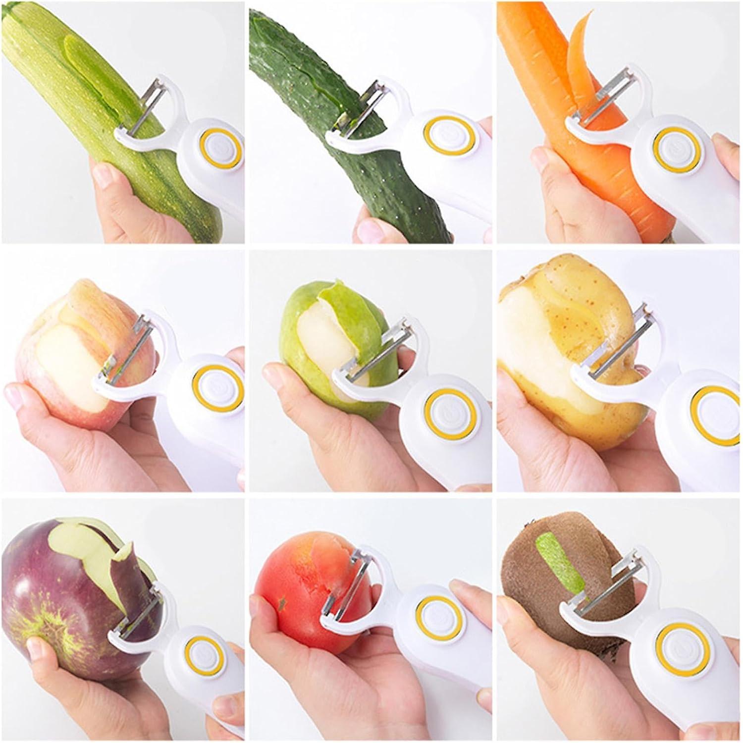 Automatic Peeler - 3 in 1 Multifunctional Grater - Battery Operated ...