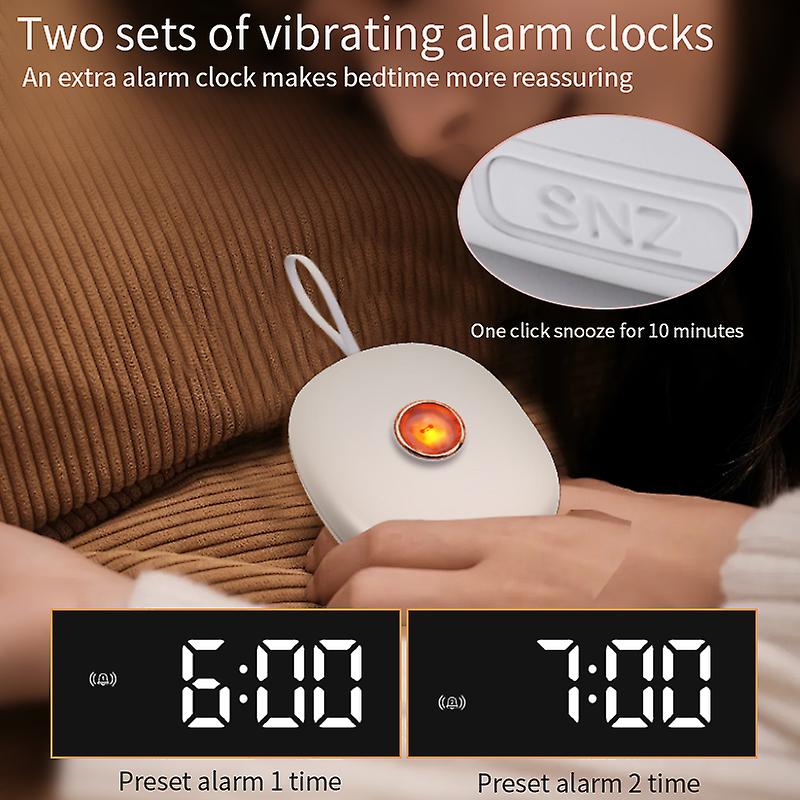 Vibrating alarm clock with snooze function | Fruugo UK
