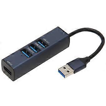 4 Port USB Hub 5Gbps Hot Swappable USB Multiport Adapter with Storage ...