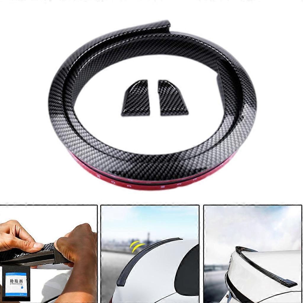 Universal Spoiler Rubber Premium 1.5M/4.9ft Tail Fin Fits for Vehicles ...