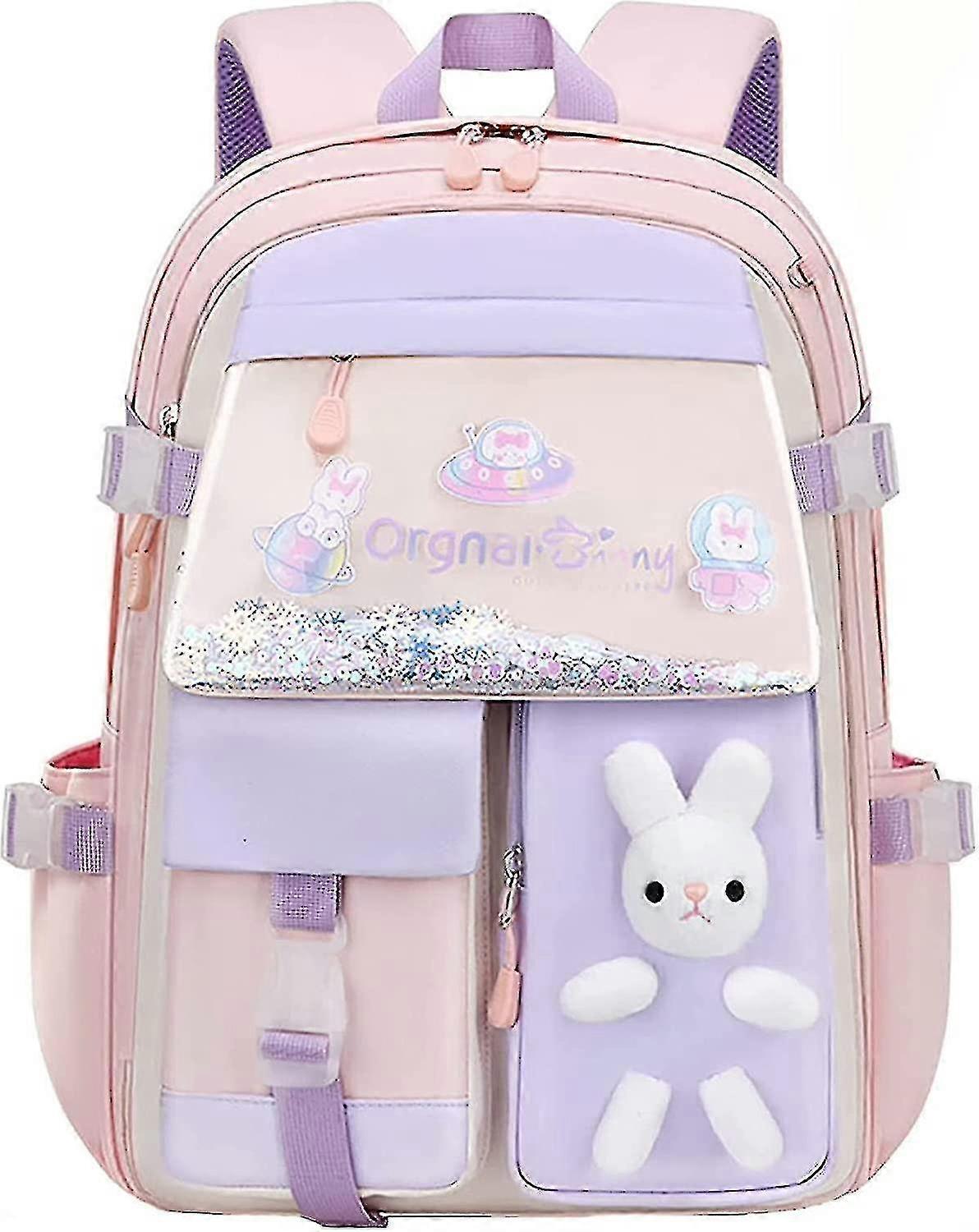 Bunny Backpack, Kawaii Bunny Backpack Compatible Girls, Large Capacity ...