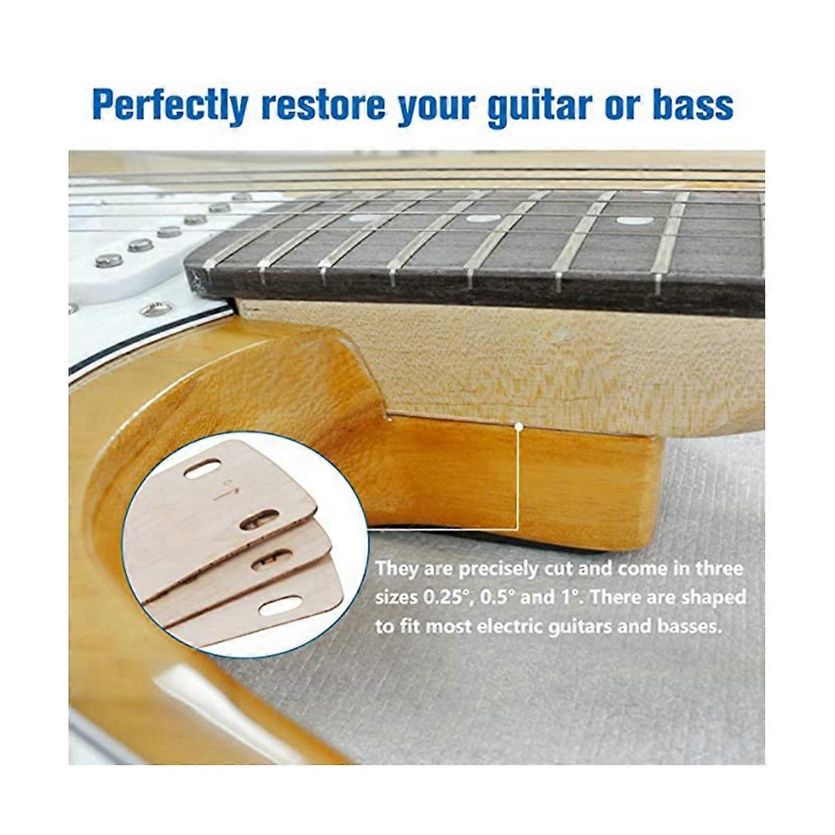 3 Piece Guitar Neck Pad, Made of Solid Maple, Protective Guitar Neck ...