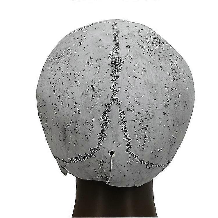 Skull Mask Scary Full Head Skeleton Headgear Creepy Biochemical Mask ...