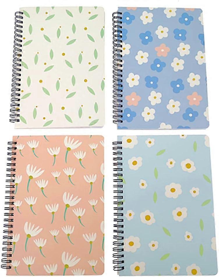Spiral Notebook Joural,Wirebound Ruled Sketch Book Notepad Diary Memo ...