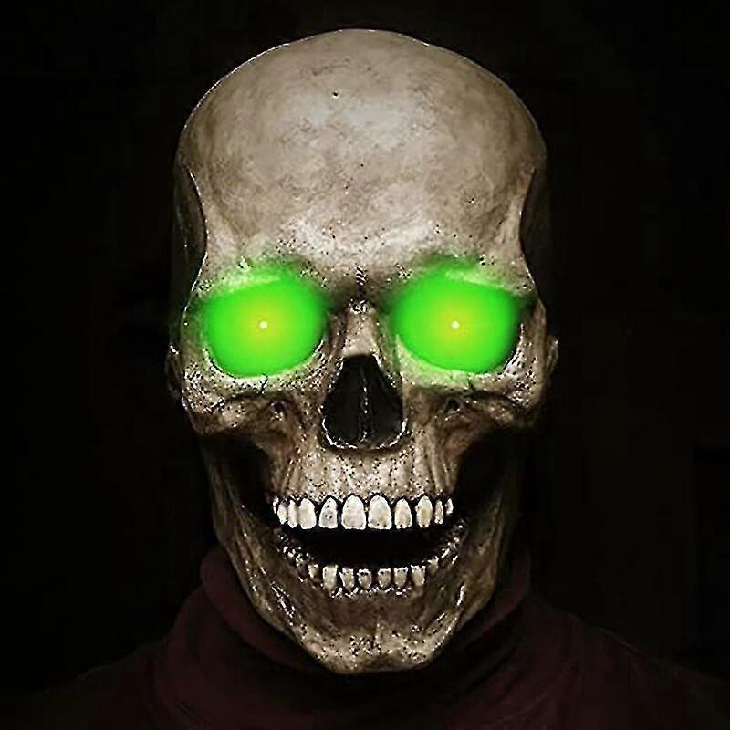 Full Head Skull Mask Skeleton Halloween Cosplay Costume Horror Evil ...