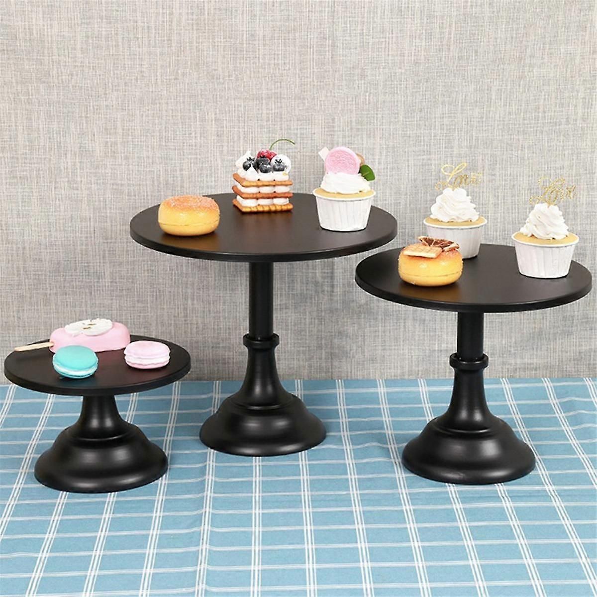 3Pcs Cake Stand, Cake Stand , Tall Cake Stands for Dessert Table, Perfect Display for Wedding ...