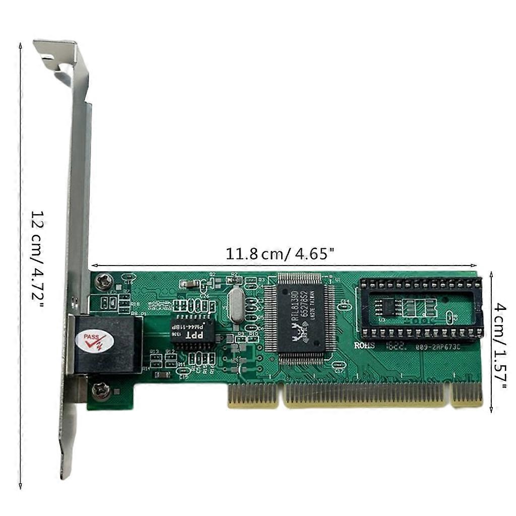 Network PCI Card RTL8139D 10/100Mbps for Desktop Computer Simple to Use ...