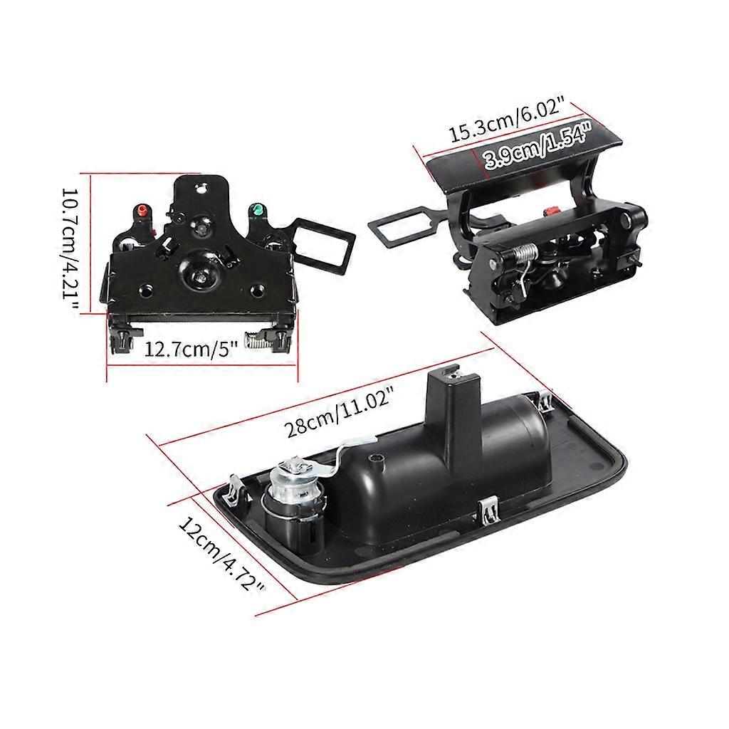 22755305 Tailgate Handle & Plate Locking System Auto Accessories Easy ...