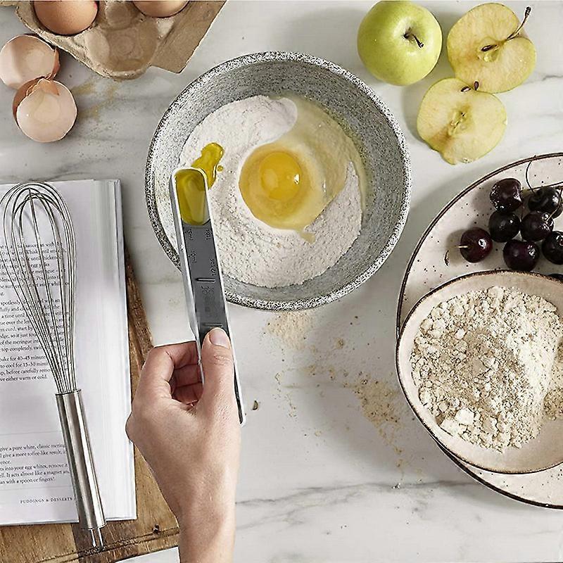 12-speed Adjustable Scale Measuring Spoon Kitchen Baking Measure Tool ...