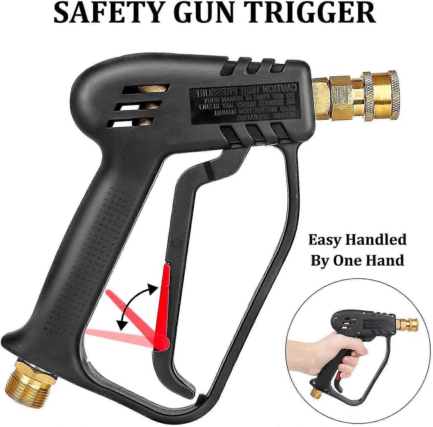 4000 Psi Pressure Washer Gun With 5 Interchangeable Spray Nozzles, Jet ...