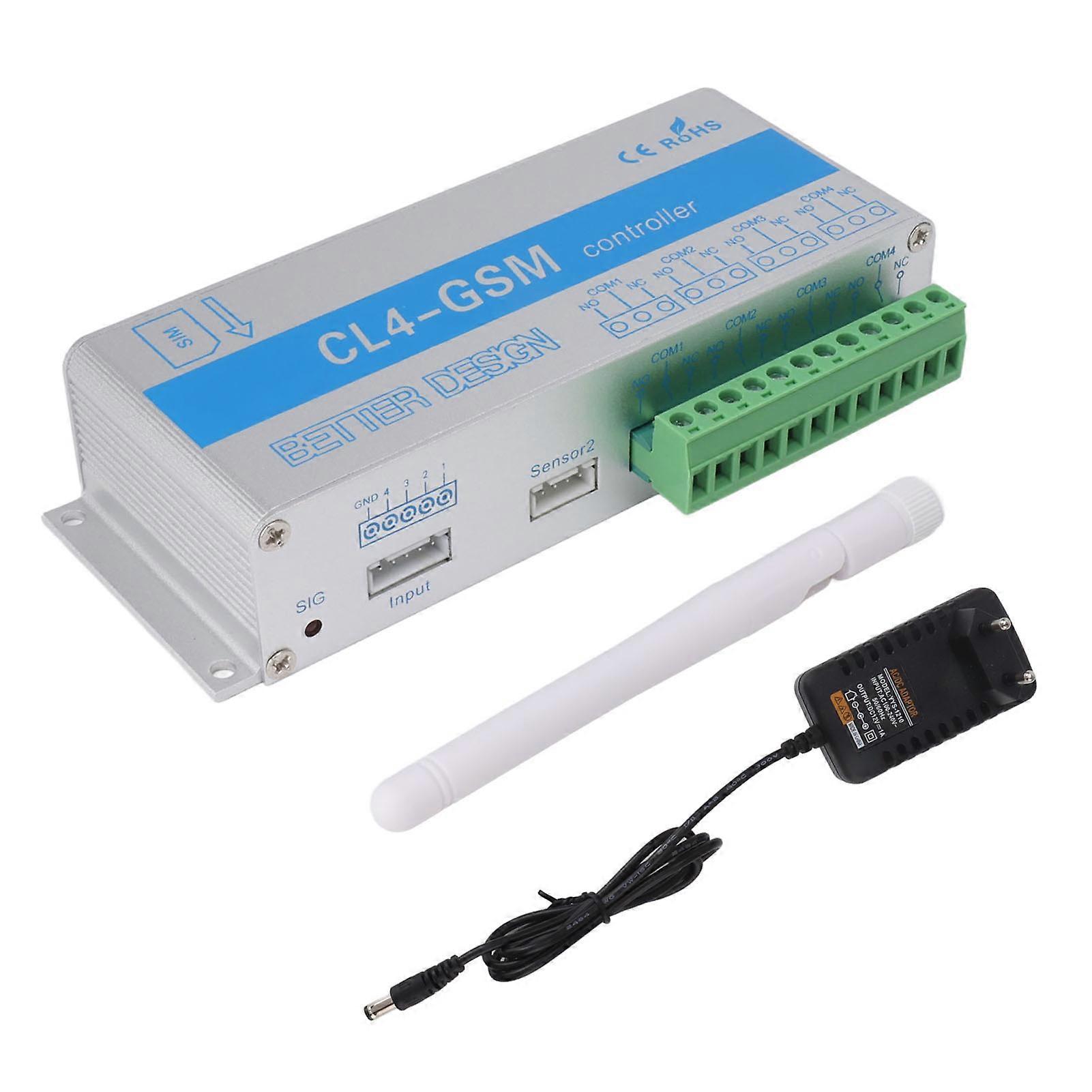 SMS GSM Gate Opener IP30 Protection Aluminum Remote Control Relay ...