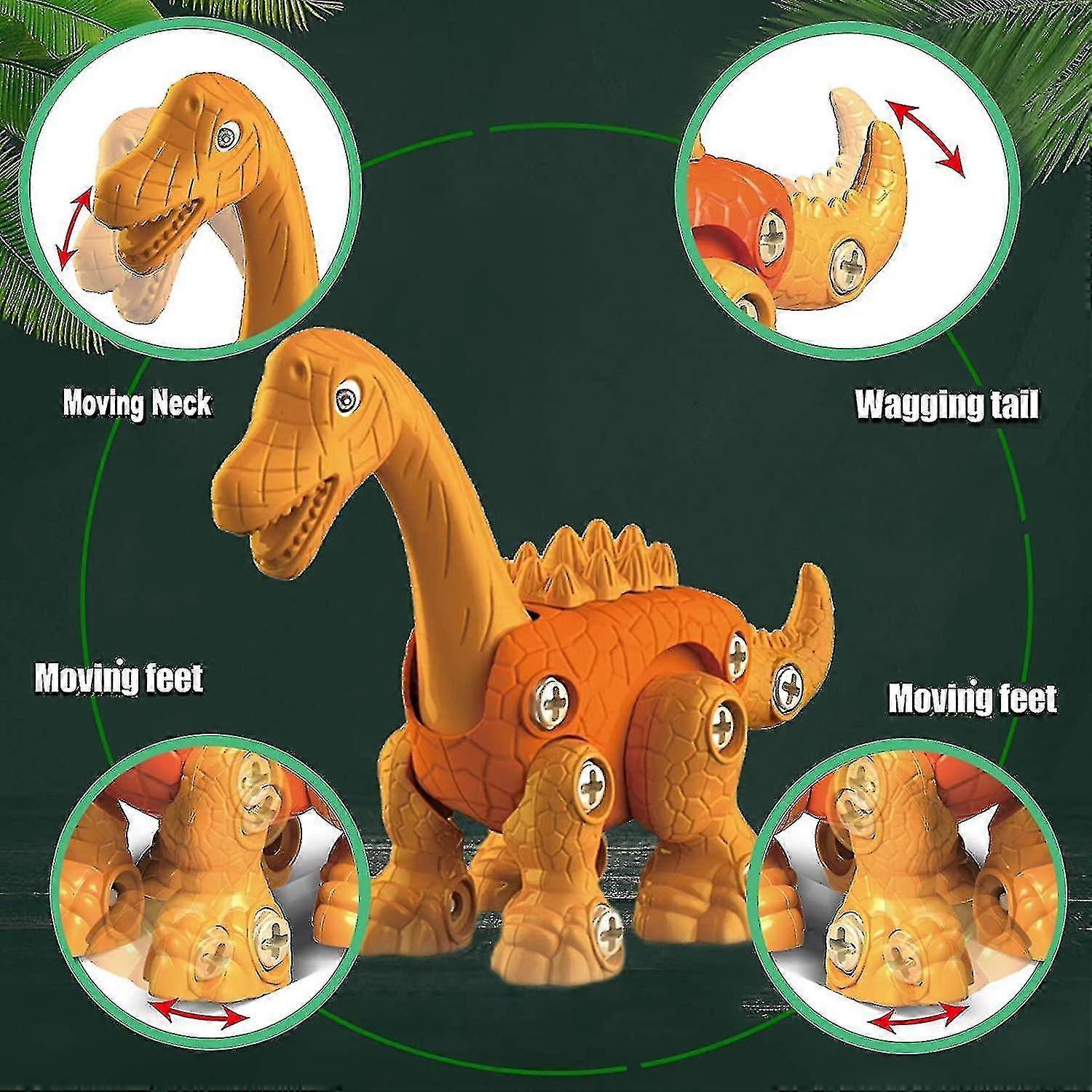 Electric Drill Disassembly Dinosaur 3 In 1 Boys Diy Twist Screw ...