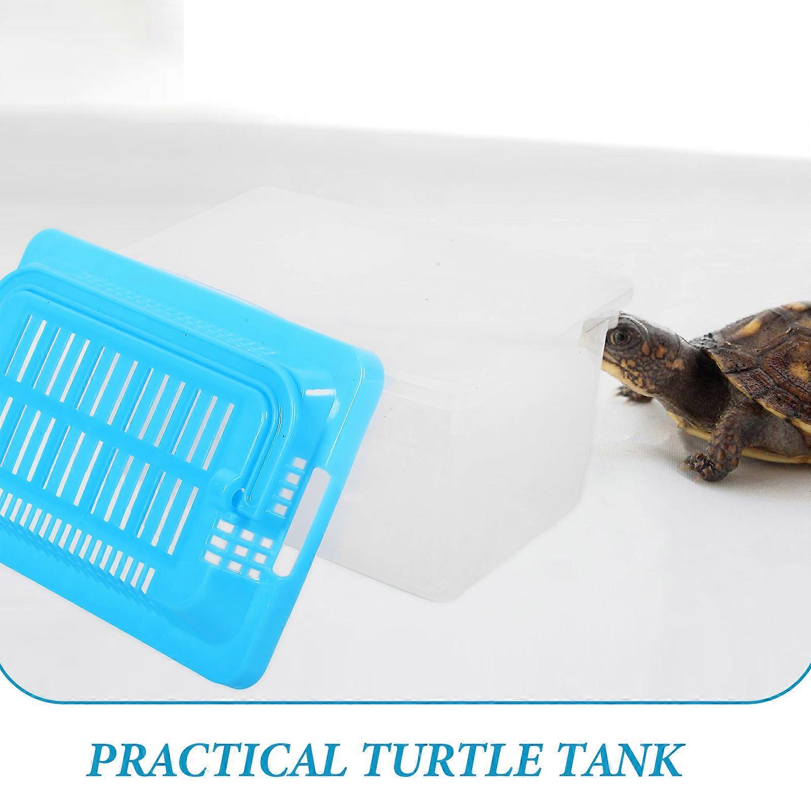 Portable Fish Tank Handheld Aquarium Fish Tank Transparent Turtle Box ...