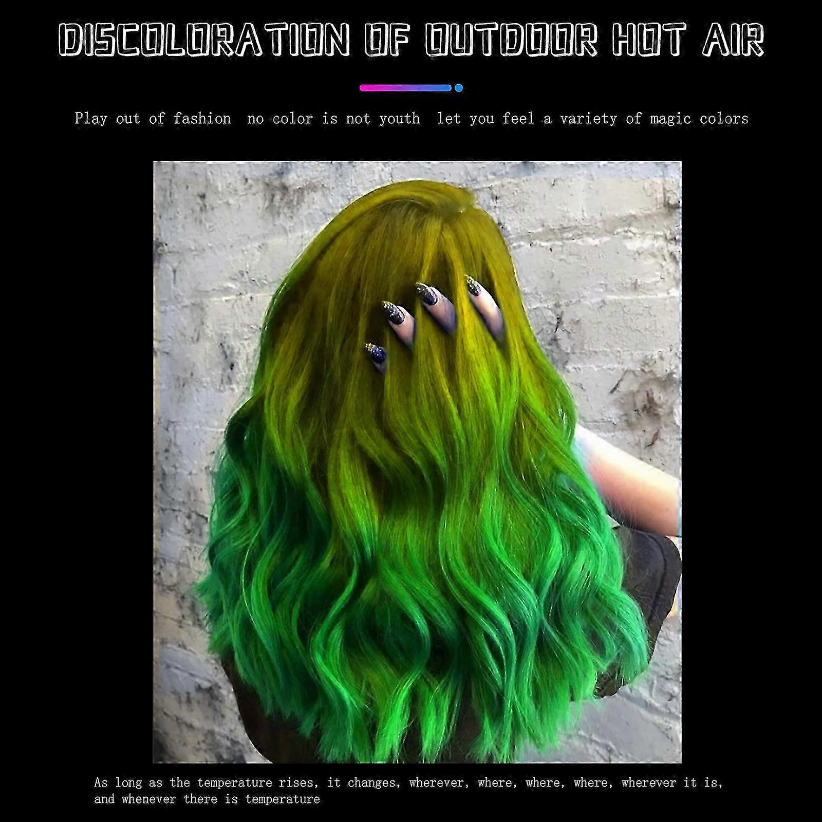 Thermochromic Color Changing Wonder Dyes Hair Dyes Multicolor Hair ...