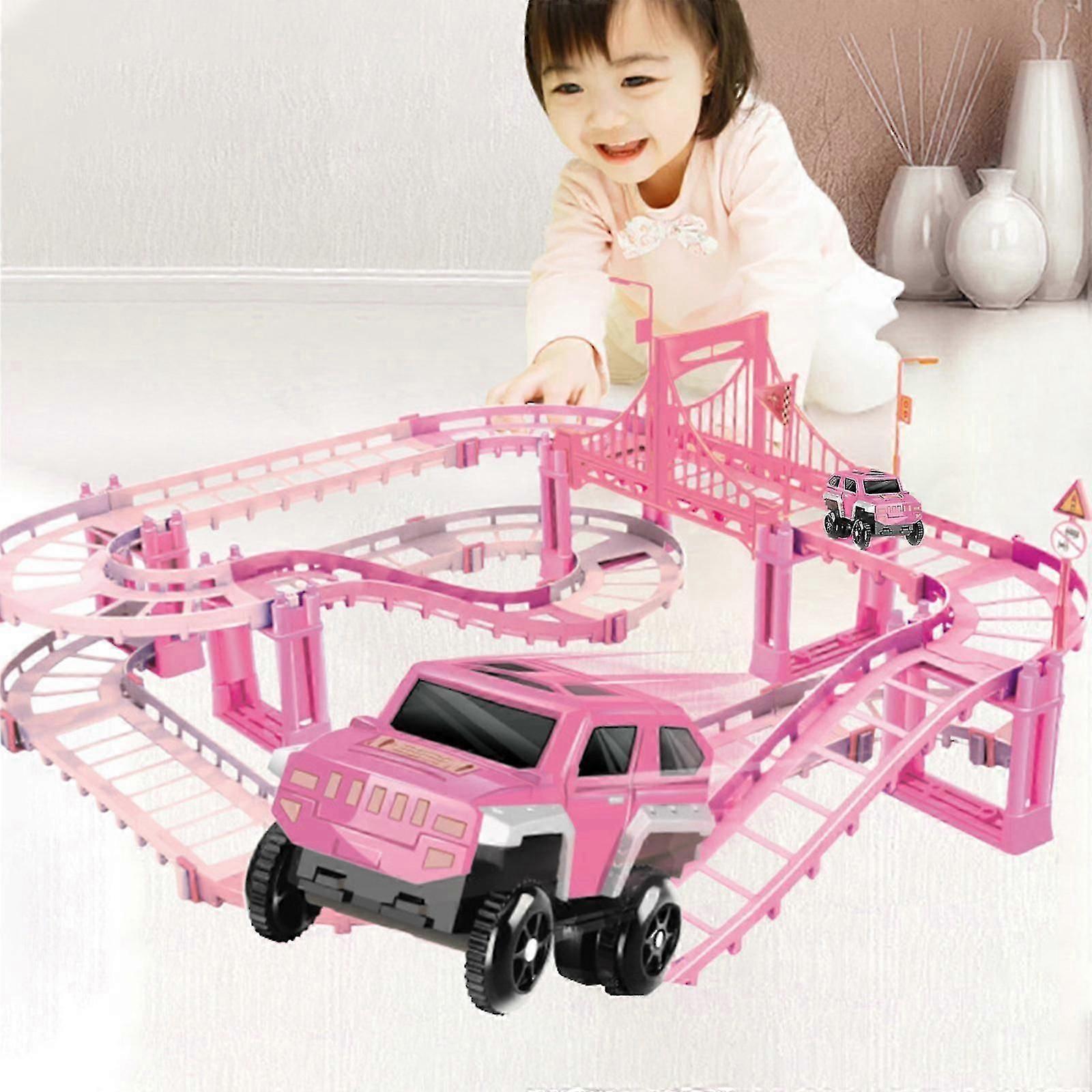Electric Track Toy Car Engineering Car Children's Educational Toy Track ...