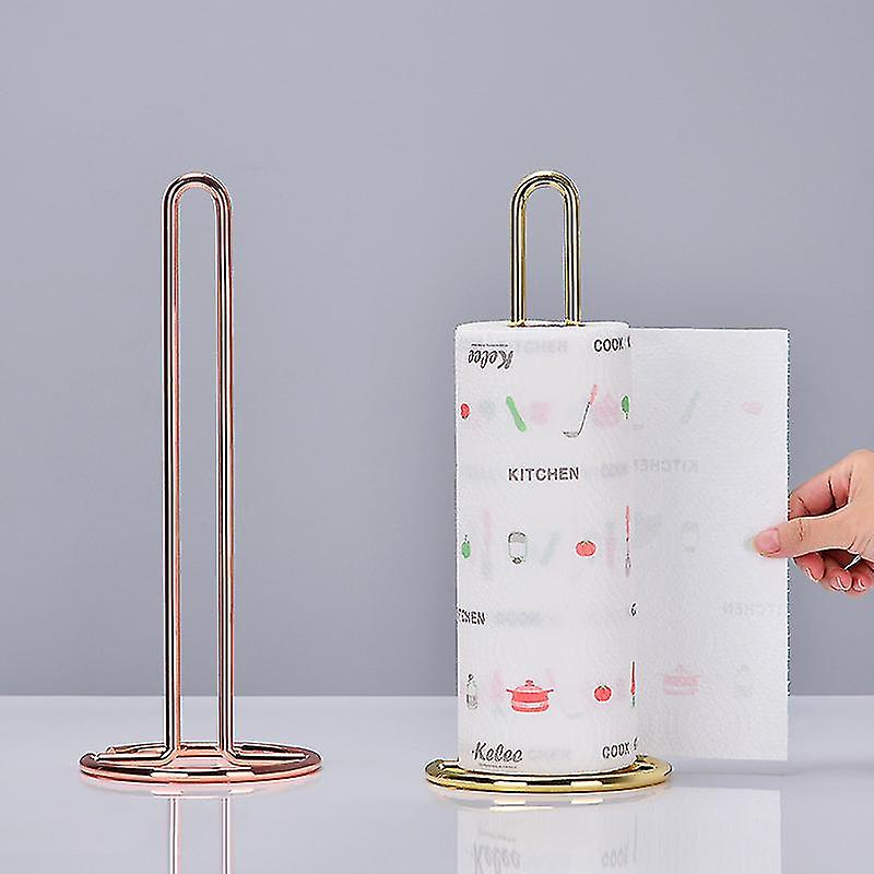 Stainless Steel Kitchen Roll Paper Towel Holder Bathroom Tissue Stand ...