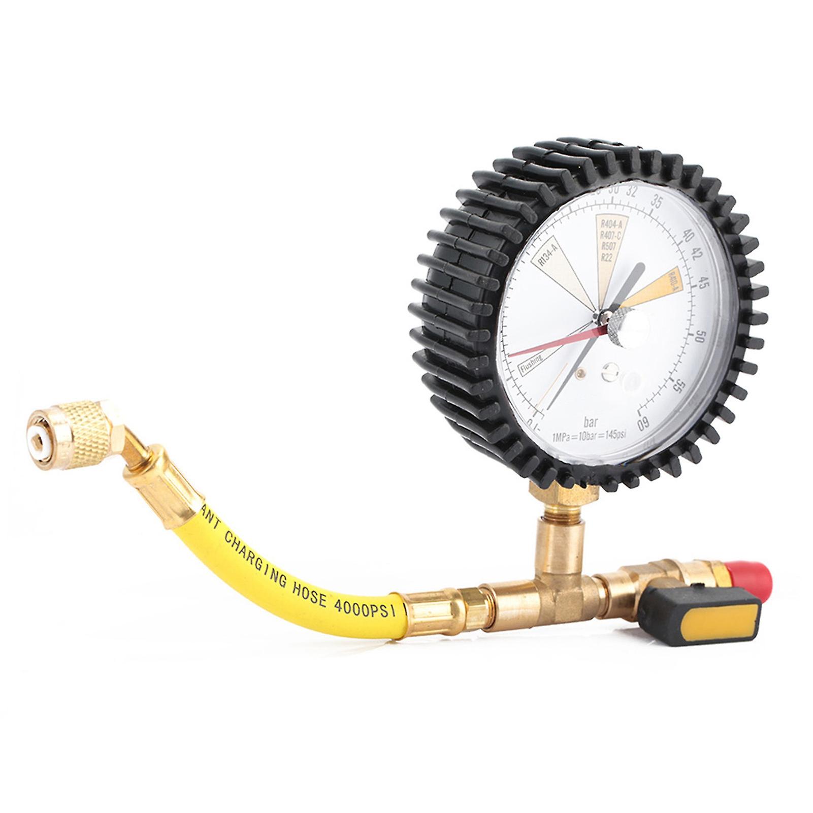 Air Conditioning Refrigeration Nitrogen Pressure Test Gauge Pressure ...