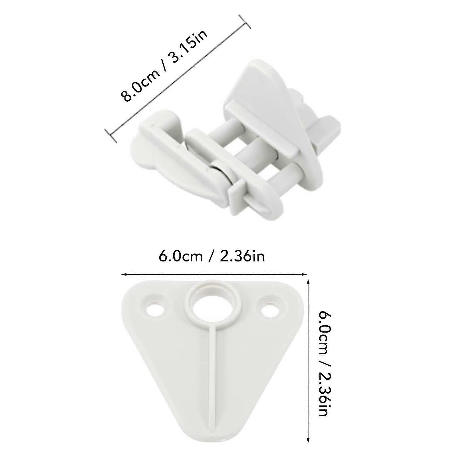 4 Set Pontoon Boat Gate Latch Kit ABS Square Frame Pontoon Boat ...