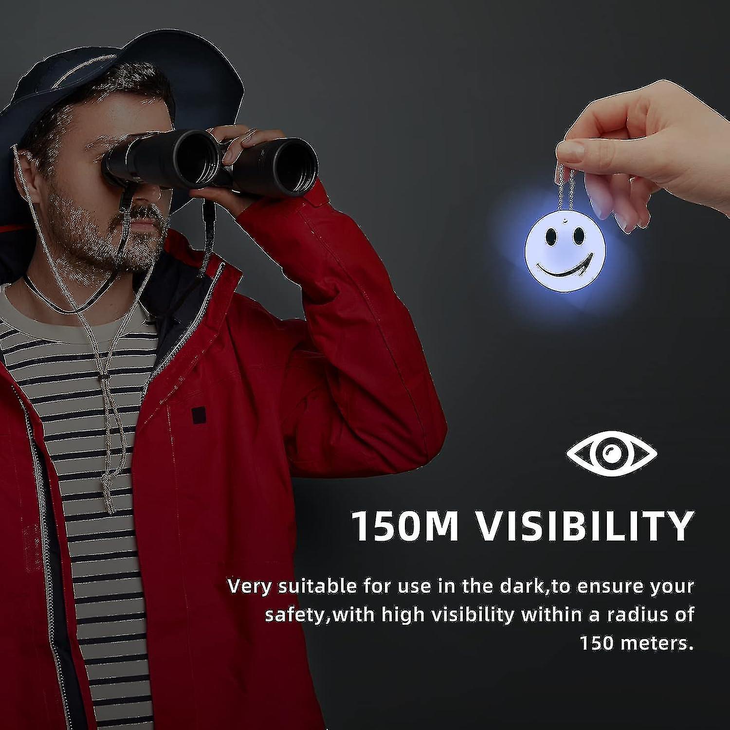 Set Of 11 Smiley Reflective Pendants, Safety Reflector, Children's ...