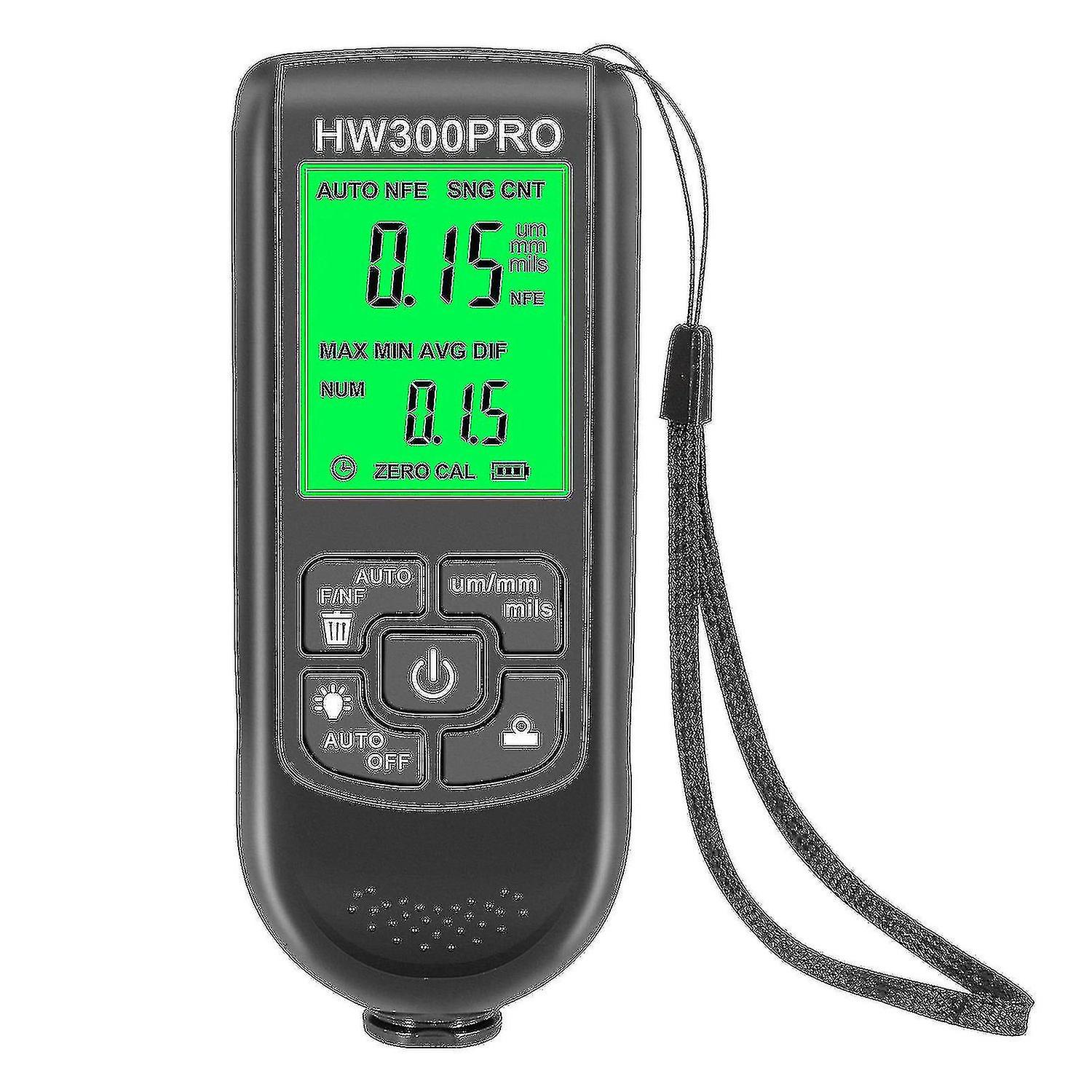 Hw 300pro Car Paint Film Automatic Thickness Gauge 0 2000um Fe & Nfe ...