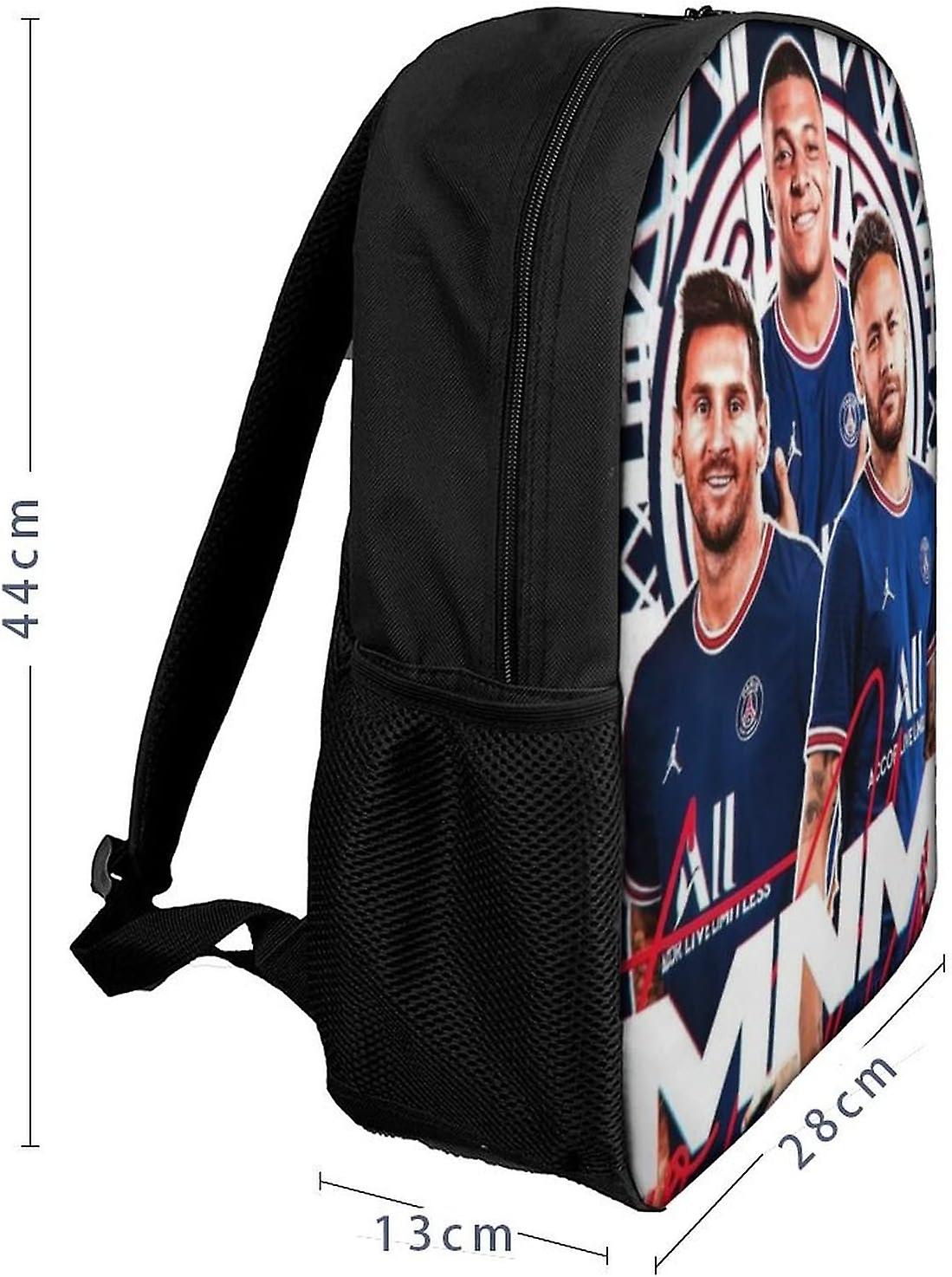 GENBAK Bookbags Girls Kids School Backpack Messi Neymar Mbappe School ...