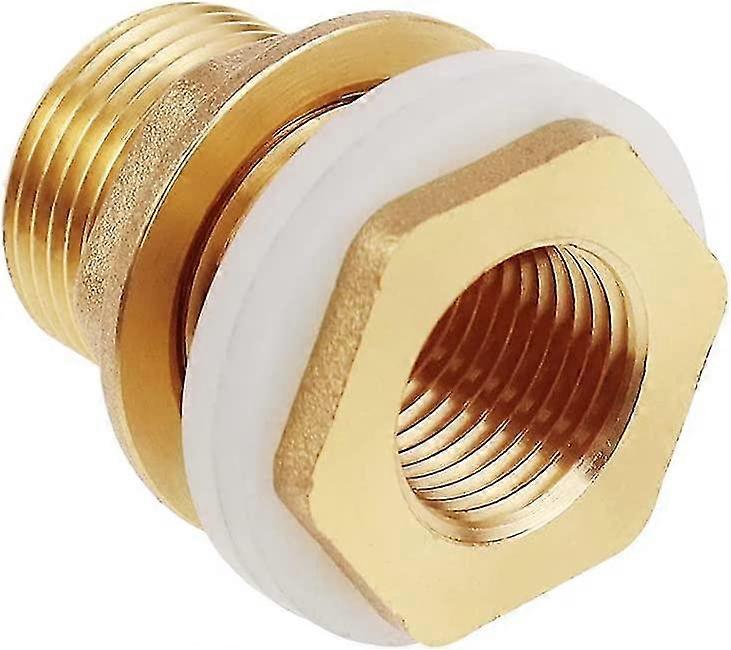 2pcs Dn20 3/4 Brass Water Tank Water Hose Fitting Adapter Faucet Rain ...