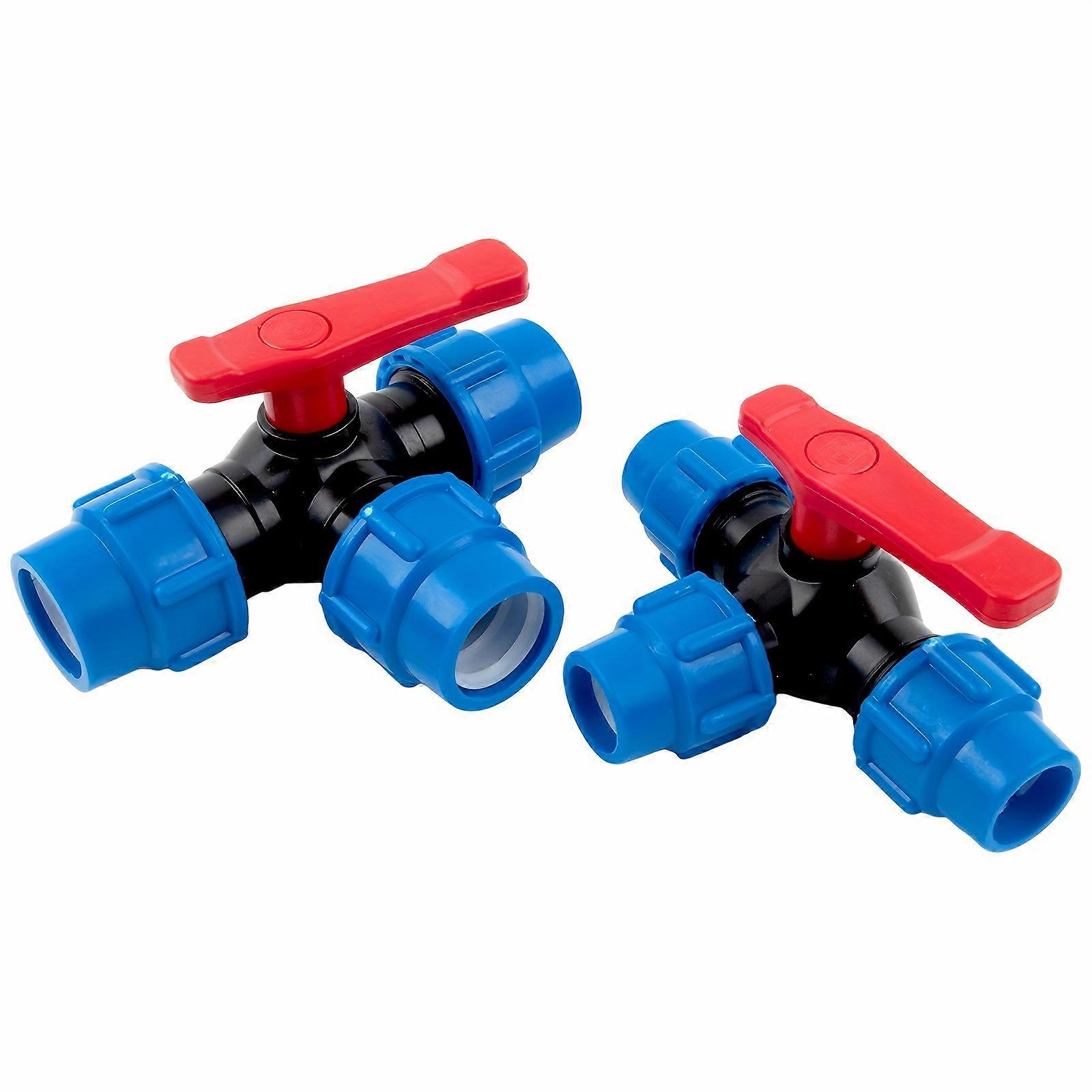 Quick Connect Three-Way Valve, Plastic Three-Way Ball Valve, Quick ...